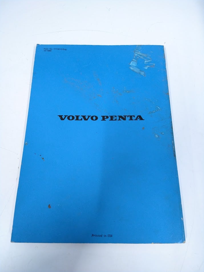 Volvo Penta 7773810, D70A D70B TD70G, Diesel Engine Shop Service Repair ...