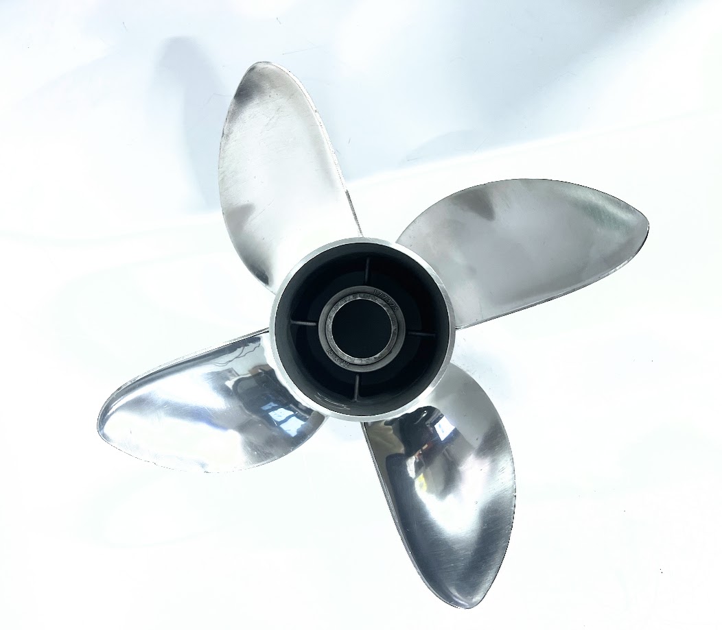 Evinrude Johnson, 4 x 15 x 22 LH, RX4 Stainless Steel Propeller, 177325 ...