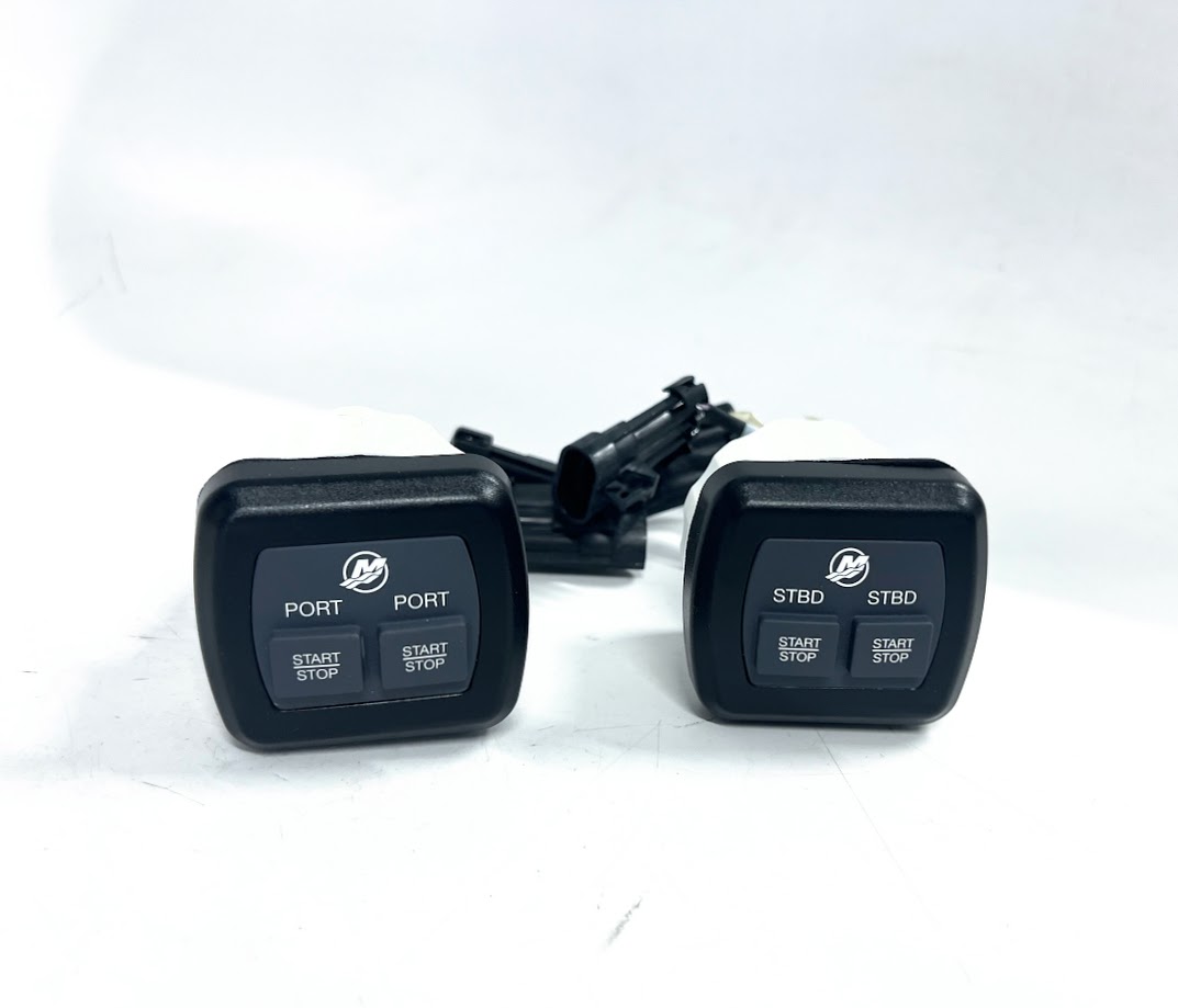 -NEW- Mercury 8M0117134 8M0117135, Port & Starboard, Start & Stop ...