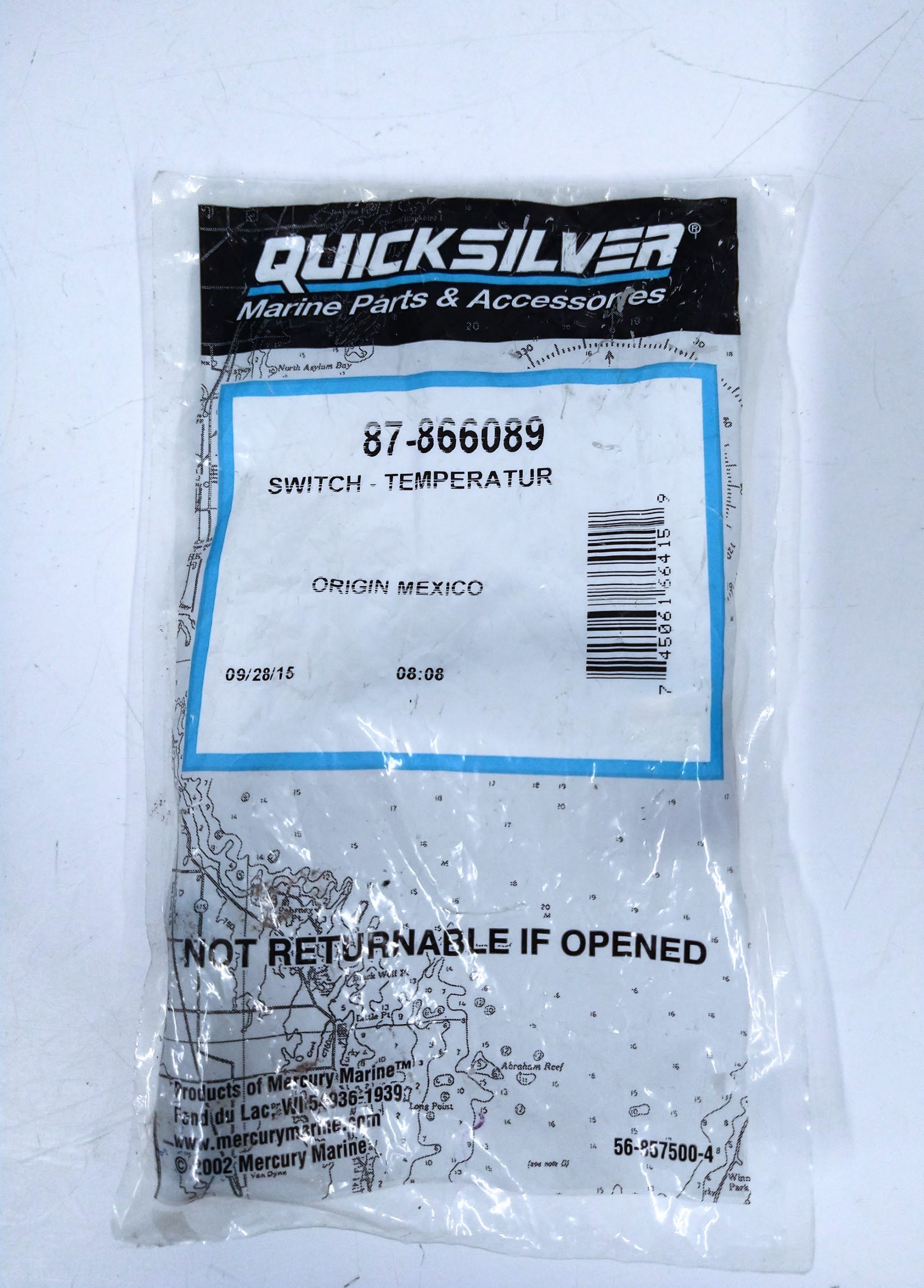 -NEW- Mercury Quicksilver 87-866089 , Temperature Switch , OEM - Max ...