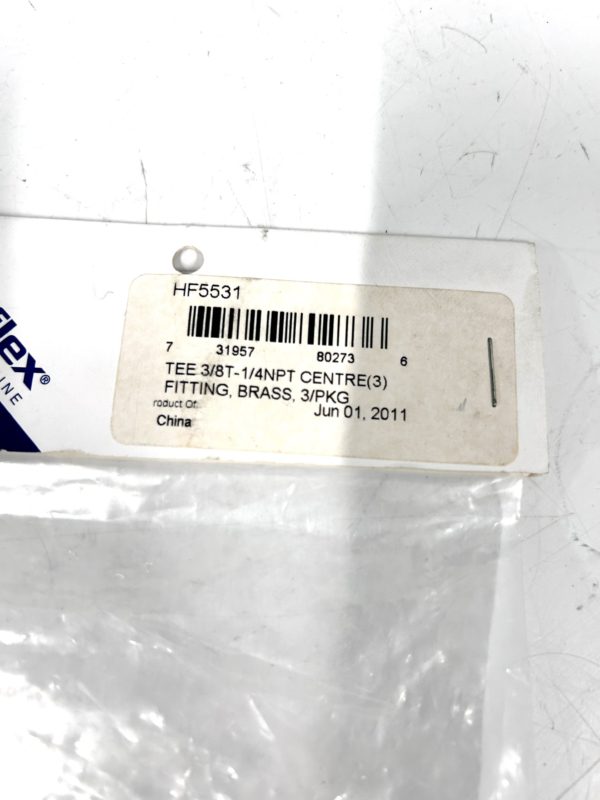 -NEW- Teleflex Marine HF5531 , Hydraulic Steering Tee Fitting 3/8T-1 ...