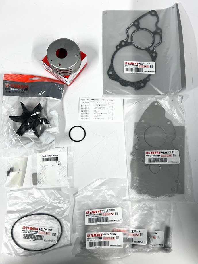 -NEW- Yamaha 6AW-W0078-00, Water Pump Repair Kit, OEM - Max Marine Outlet