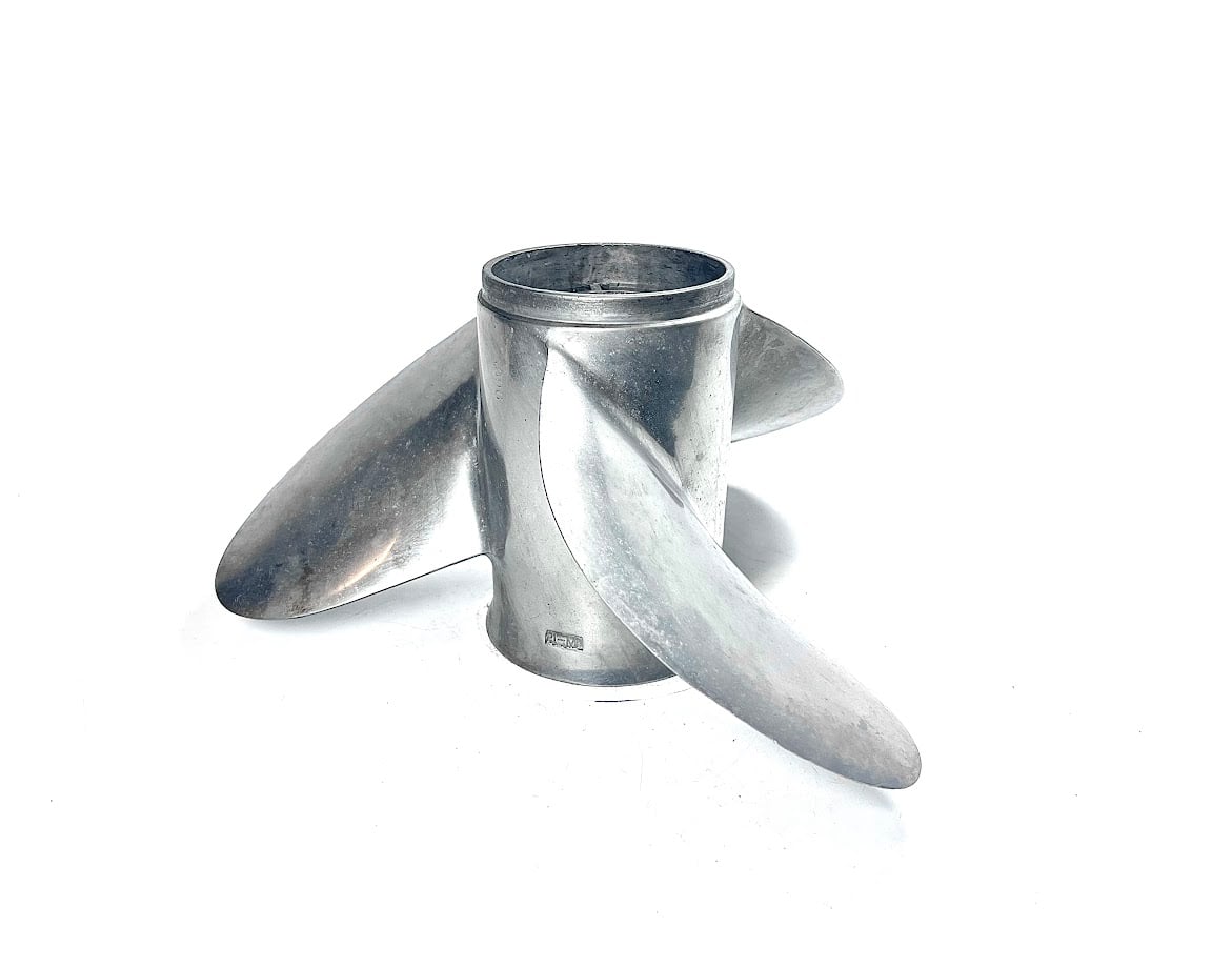 Yamaha 3 x 14 7/8 x 21-M LH, Stainless Steel Propeller - Max Marine Outlet