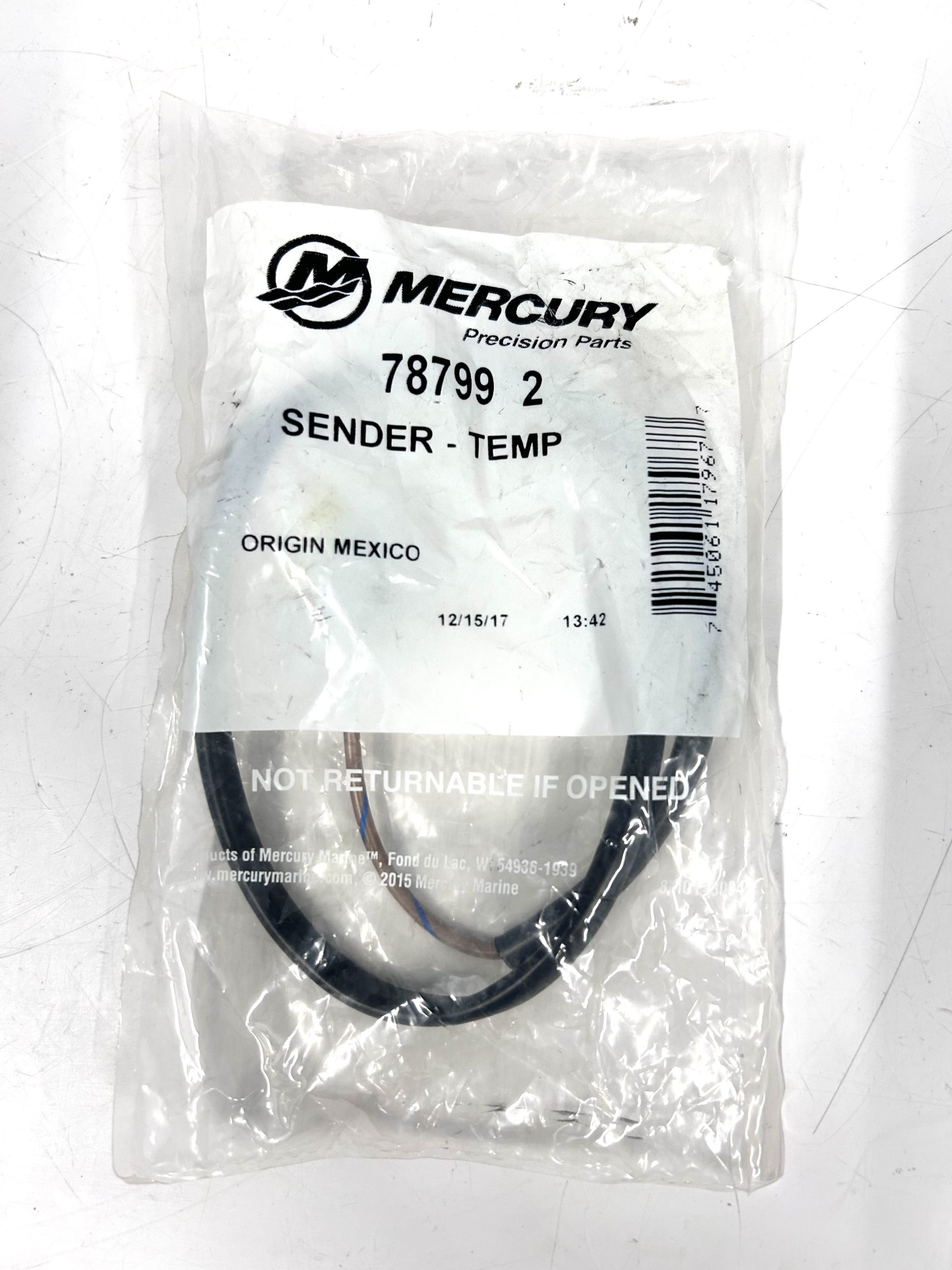 -NEW- Mercury 787992 , Marine Temperature Sender , OEM - Max Marine Outlet