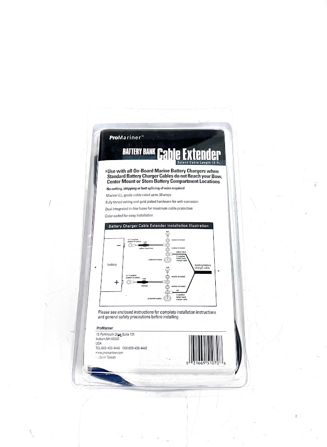 -NEW- Promariner 51070, Battery Bank Cable Extender, 15 FT, OEM - Max ...