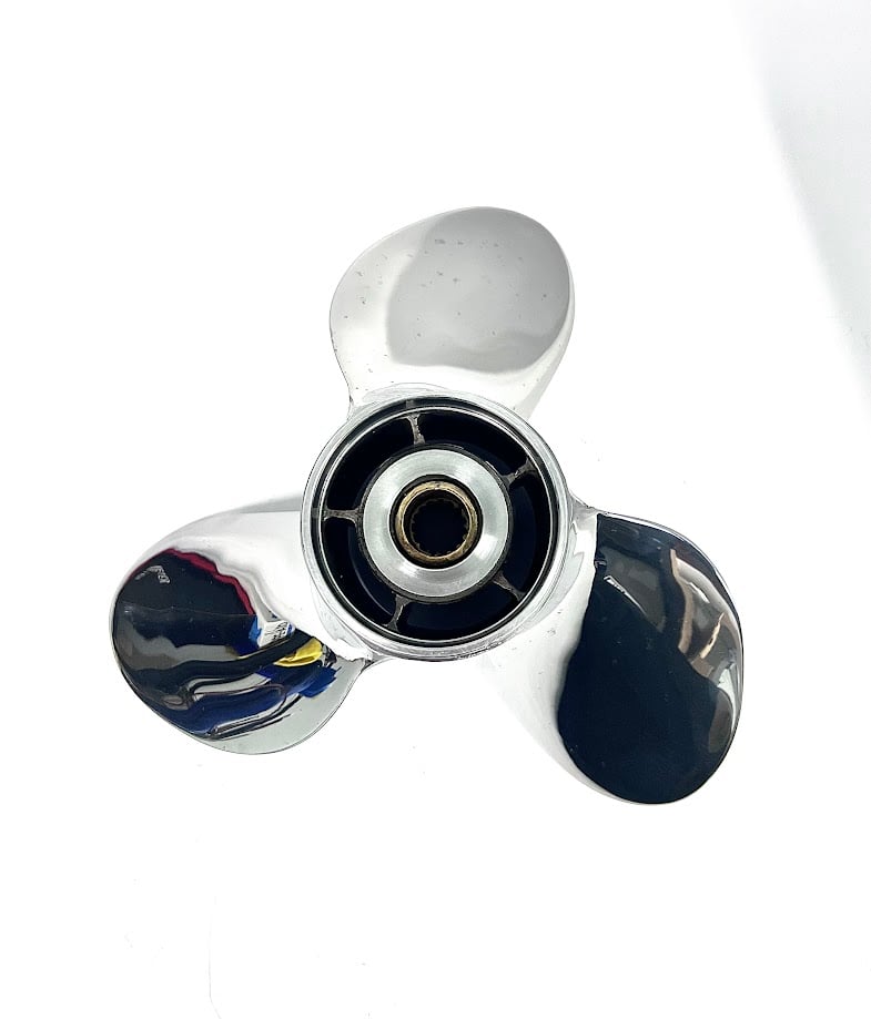 Suzuki 3 x 14 x 22P RH, Stainless Steel Propeller, 990C0-00610-22P, OEM ...