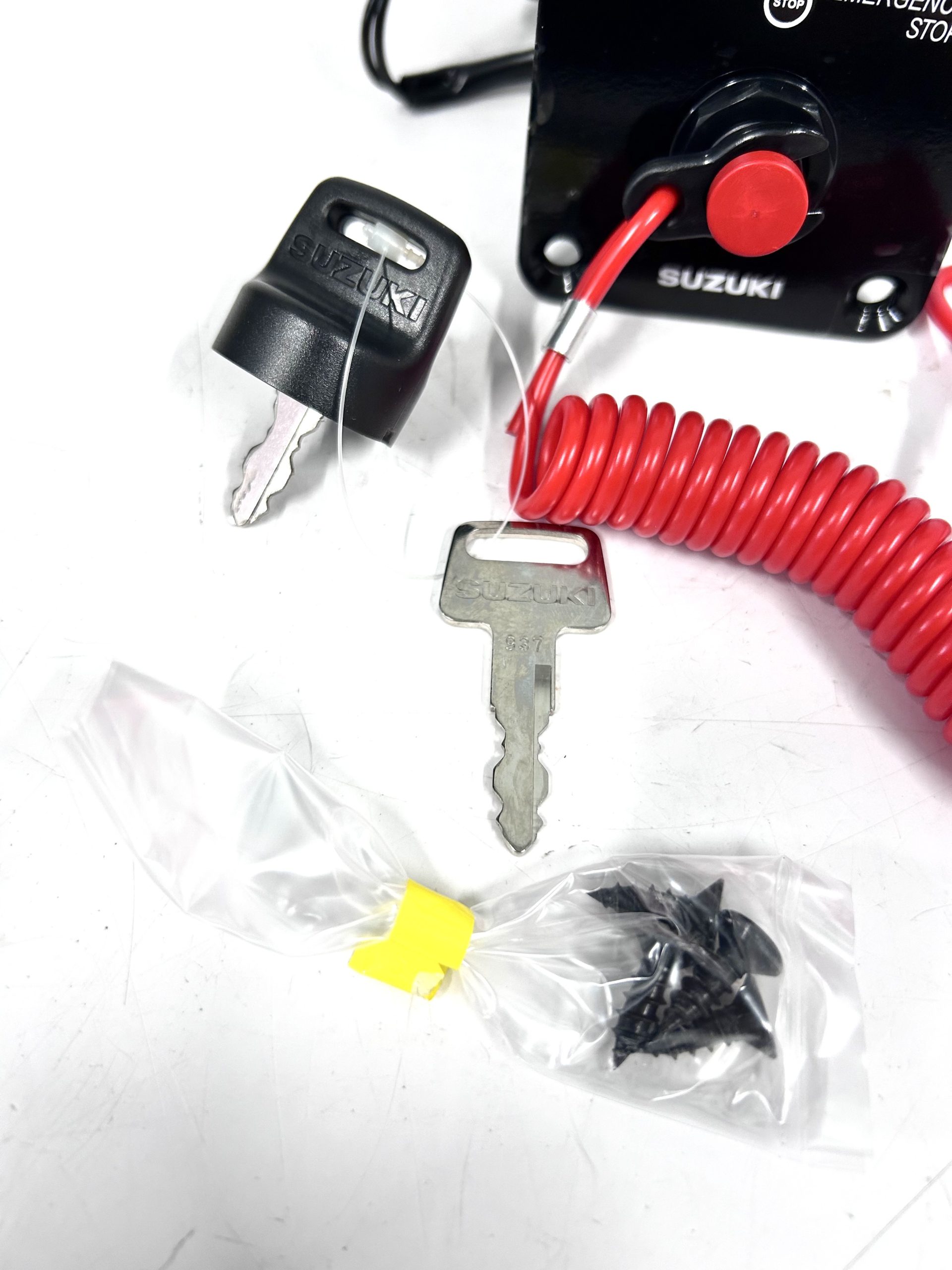 -NEW- Suzuki 37100-96J27 , Outboard Single Engine Ignition Key Switch ...