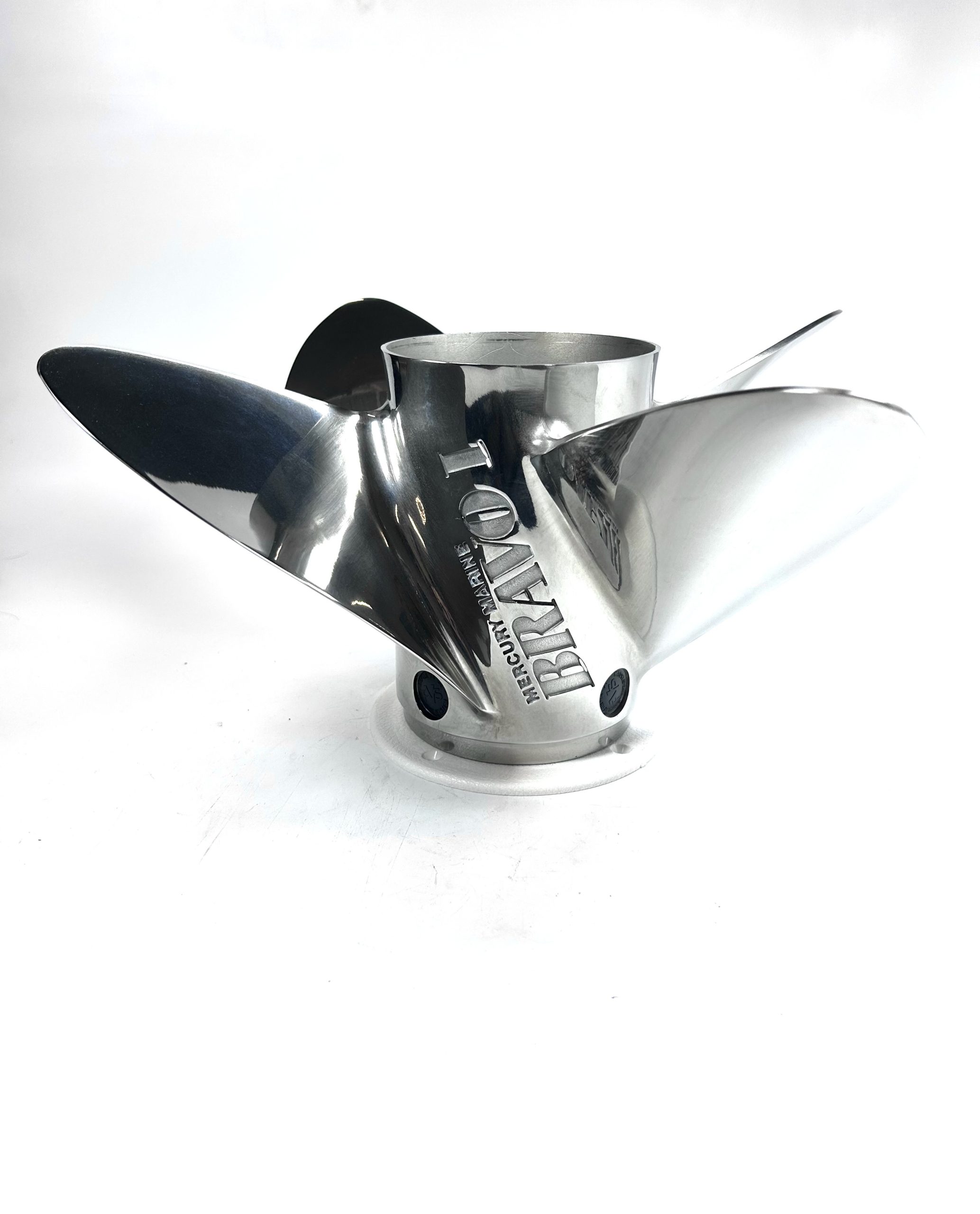 -NEW- Mercury 4 x 15.25 x 27P, Bravo 1 FS Pro Finish Propeller 48 ...