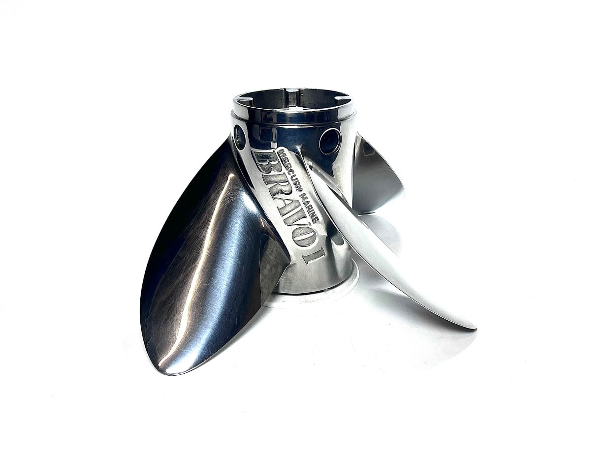 Mercury 4 x 15.25 x 21P LH, Bravo 1 FS, Stainless Steel Propeller - Max ...