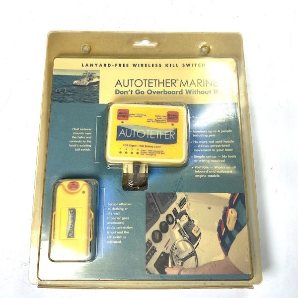 -NEW- Autotether Marine, Lanyard Free Wireless Kill Switch - Max Marine ...