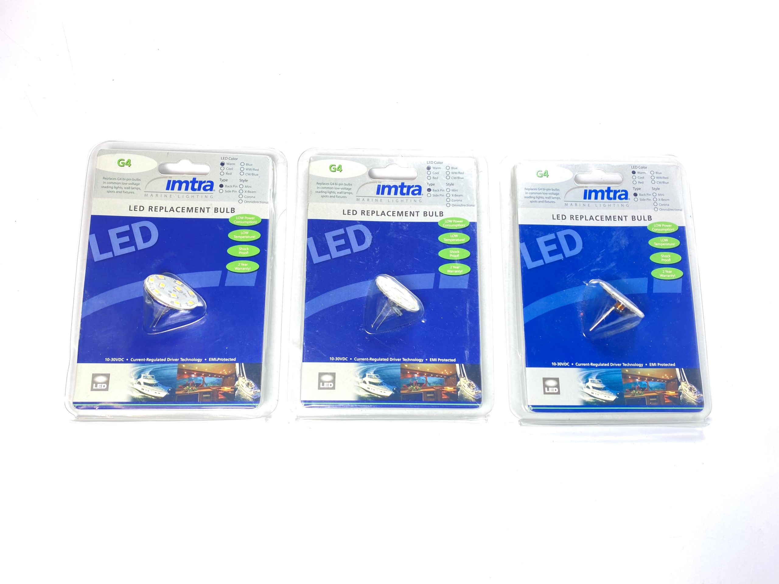 -NEW- Imtra ILBPG4-10W 975 , G4 Warm LED Replacement Bulb - 3 Pack ...