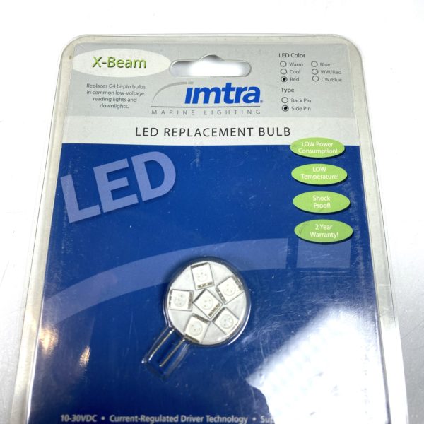 -NEW- Imtra Imtra ILSPG4-06R 977 , Red LED Replacement Bulb 10-30VDC ...