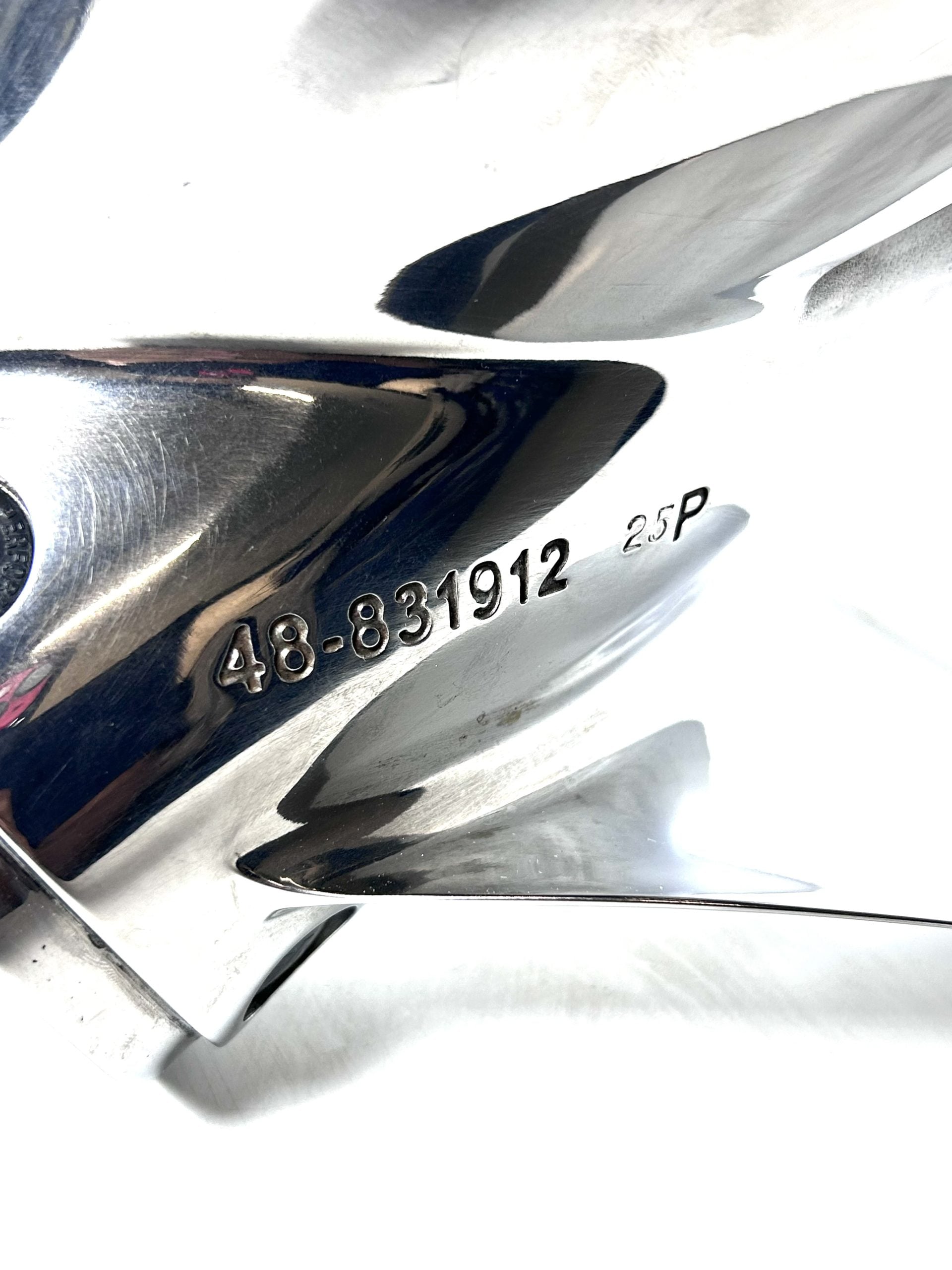 -NEW- Mercury 3 x 15.25 x 25P , Bravo 1 FS Propeller Pair - LH + RH ...