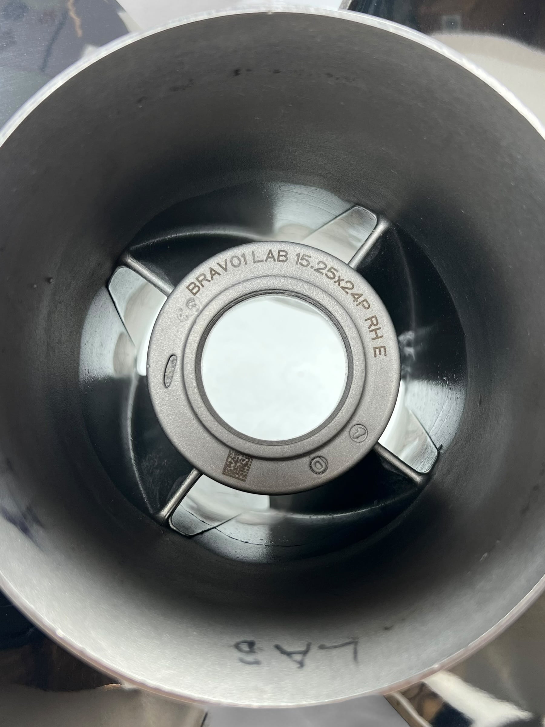 Mercury 4 x 15.25 x 24P RH, Bravo 1 Lab Finish SS Prop, 48-831912L65 ...