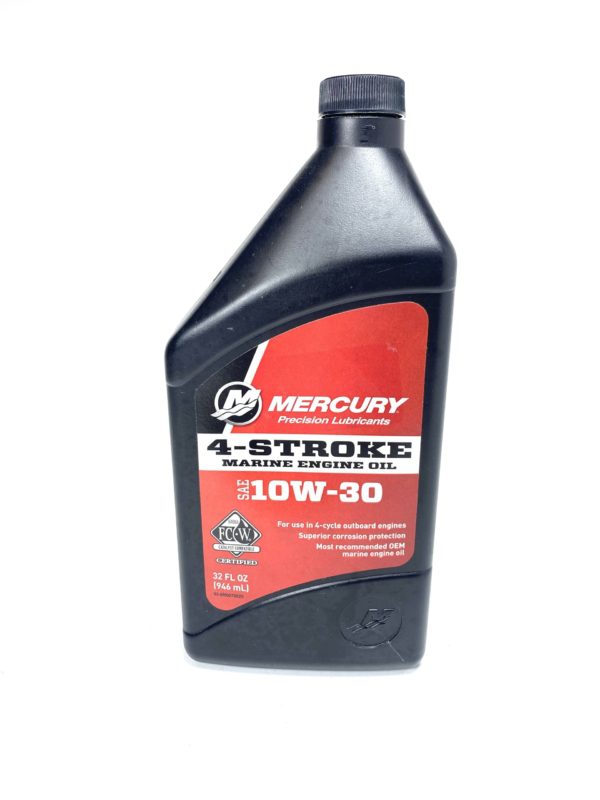 -NEW- Mercury 92-8M0078625 , 4-Stroke 10W-30 Marine Engine Oil 32 FL Oz ...