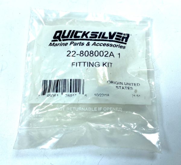 -NEW- Quicksilver 22-808002A1 , Fitting Kit , OEM - Max Marine Outlet
