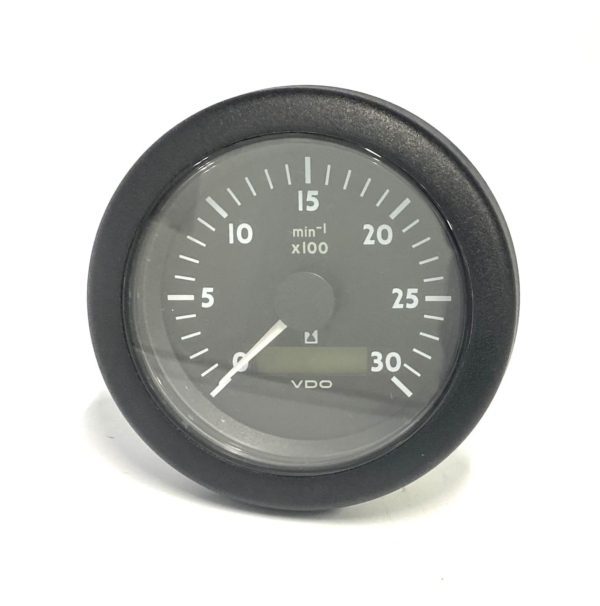 -NEW- VDO N02 012 125 , Tachometer , 12V , Black - Max Marine Outlet