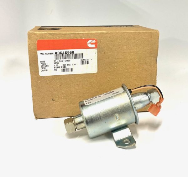 -OEM- Cummins Onan A064S968 , Fuel Pump , 12V -NEW- Max Marine Outlet