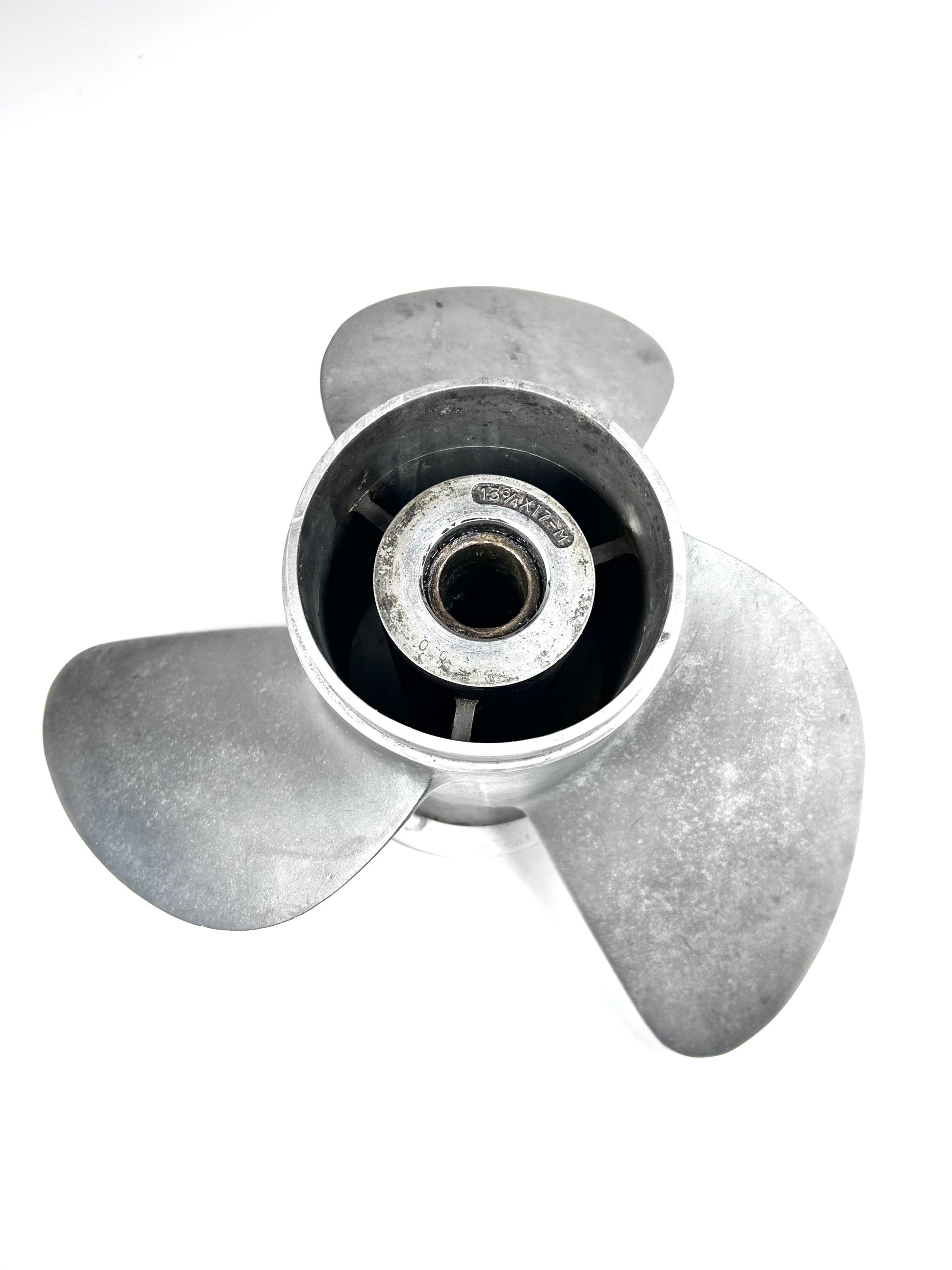 Suzuki 3 x 13 3/4'' x 17 , Stainless Steel Propeller ( Cosmetic Wear ...