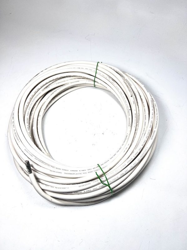 Berkshire E86292, Thermoplastic PVC Boat Cable, 6 AWG 600V, BC-5W2, 75 ...