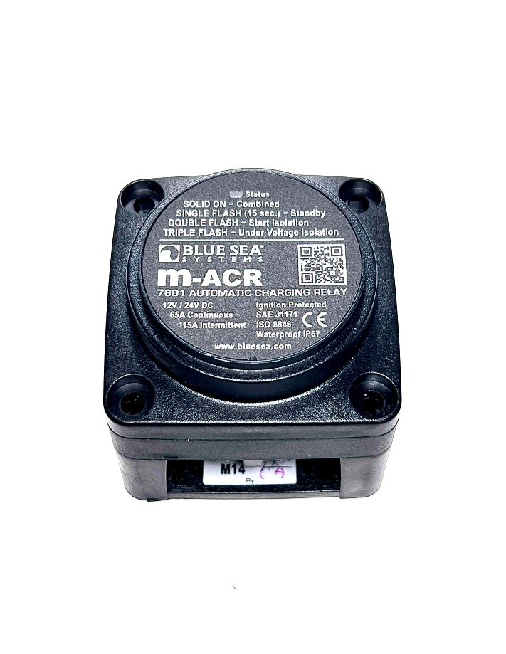 -NEW- Blue Sea Systems 7601B-BSS, Automatic Charging Relay, 65A, 12V ...