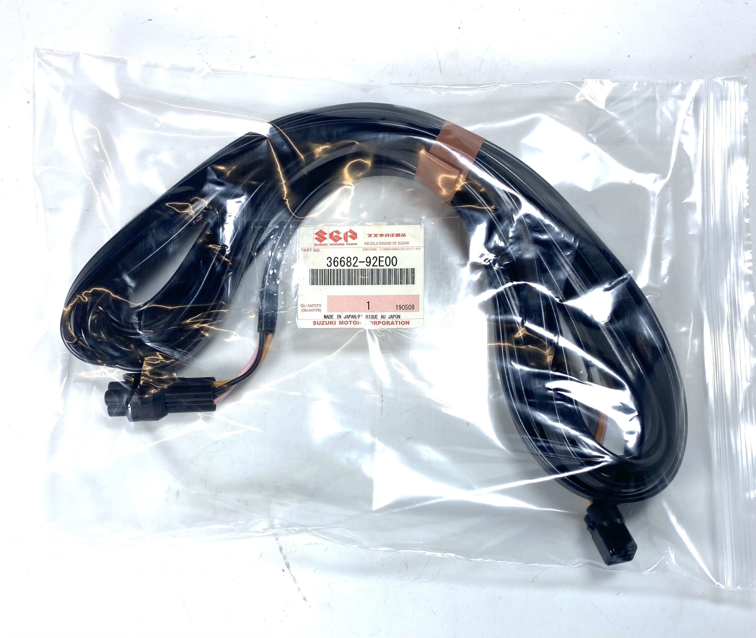 Suzuki 36682-92E00, Gauge Monitor Extension 4 Pin Wire Harness 21ft ...