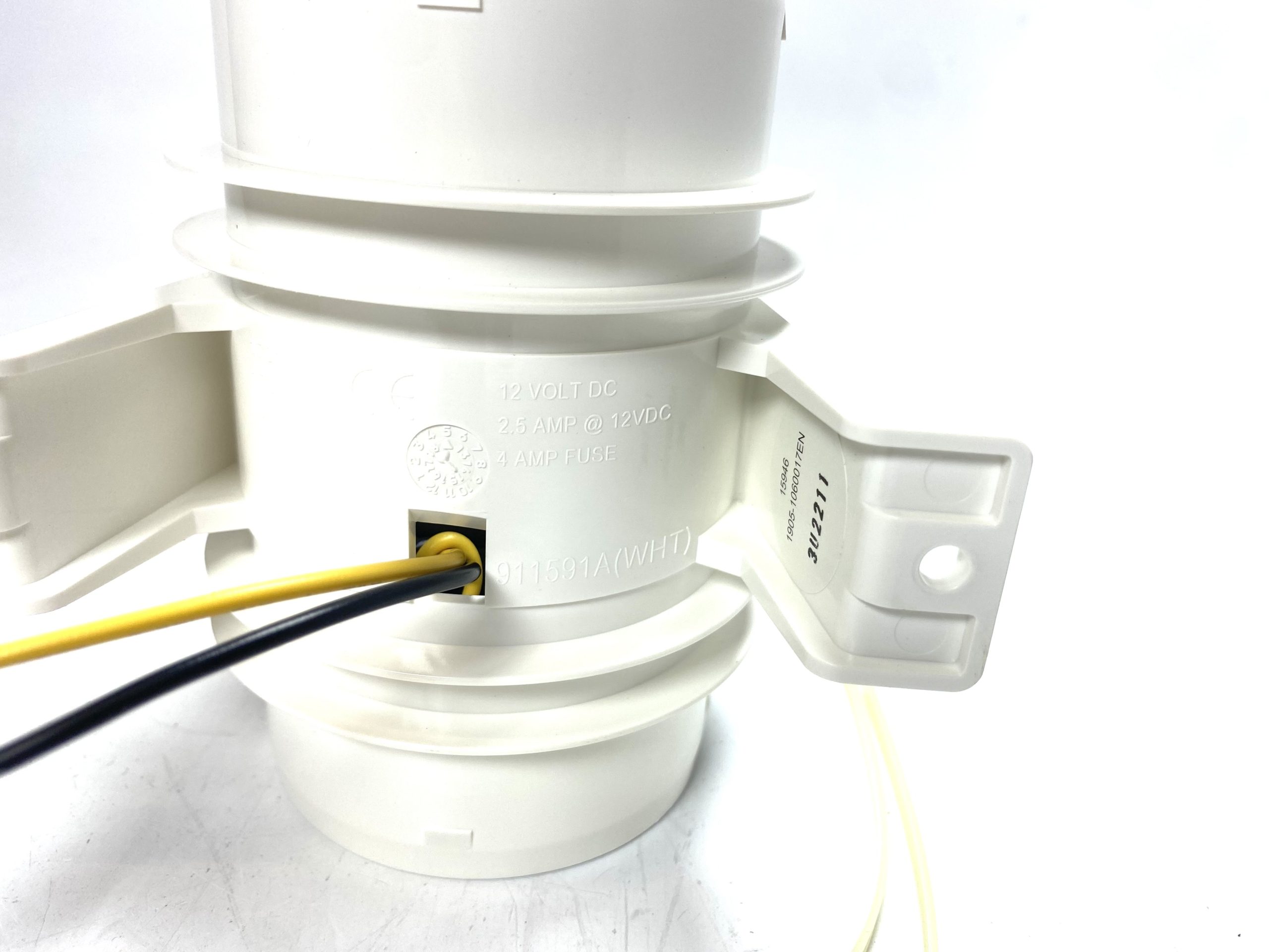 Attwood 1733-4, Water Resistant 3'' Turbo In Line Blower 12V - Max ...