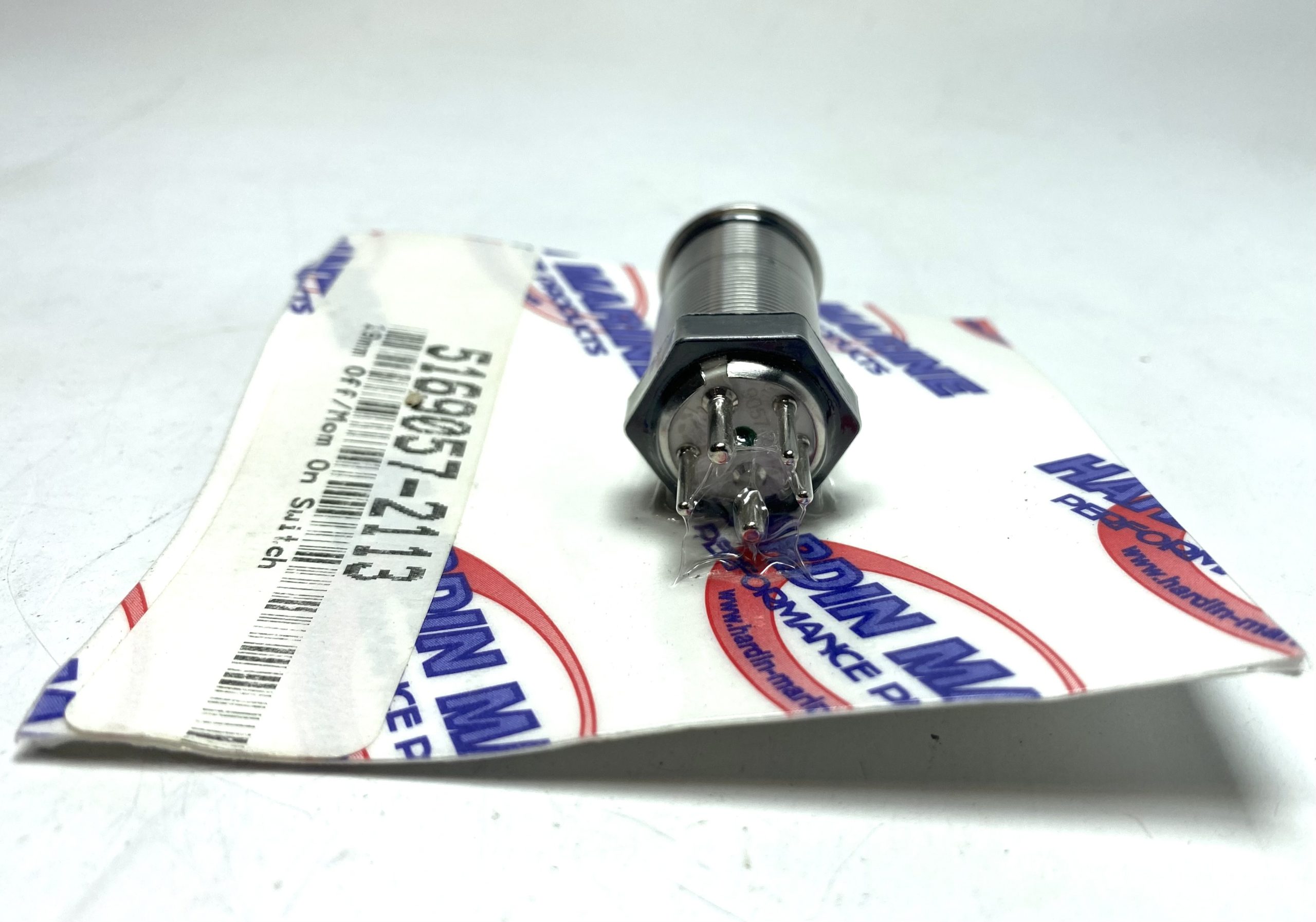 -NEW- Hardin Marine 5169057, Bluewater 19mm LED Electronic Push Button ...