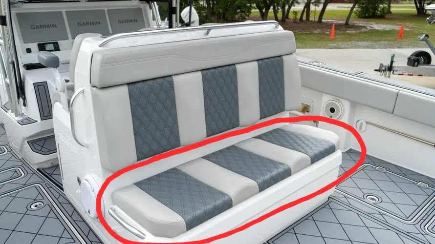 Invincible Boats, Catamaran 37 & 40, Rear Facing Seat, Honeycomb Style ...