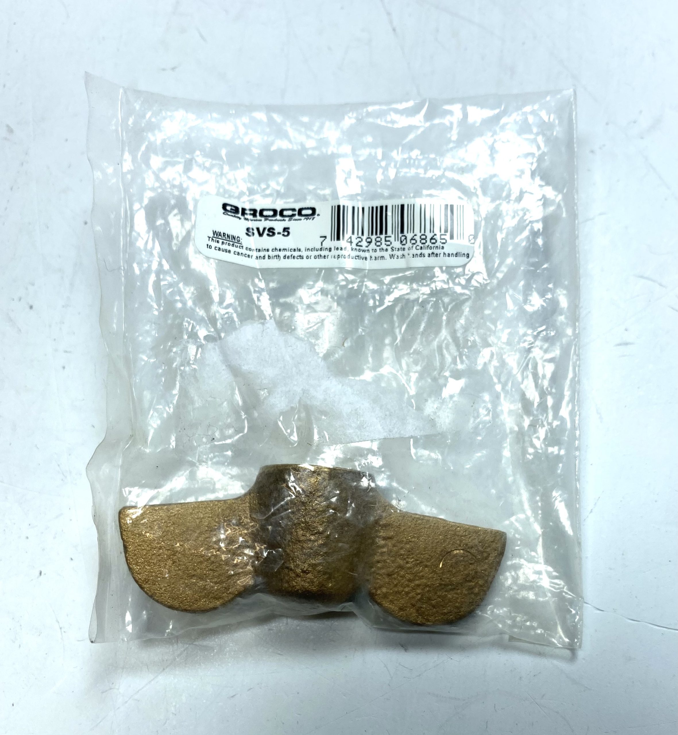 -NEW- Groco SVS-5, Brass Bronze Winged Nut - 3 Pack - Max Marine Outlet
