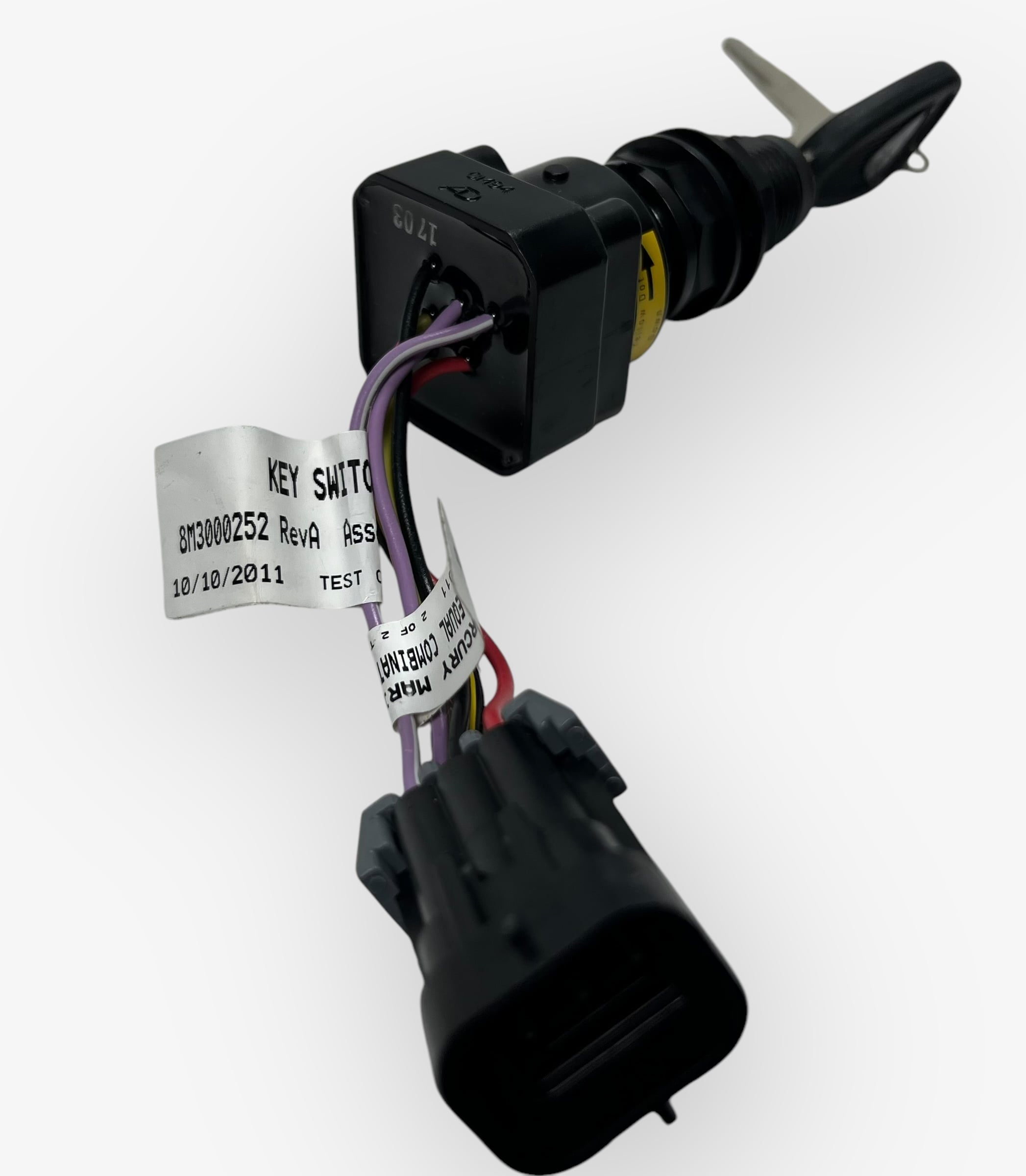 Mercury 8M3000252, Ignition Switch Assembly With Key, OEM - Max Marine ...