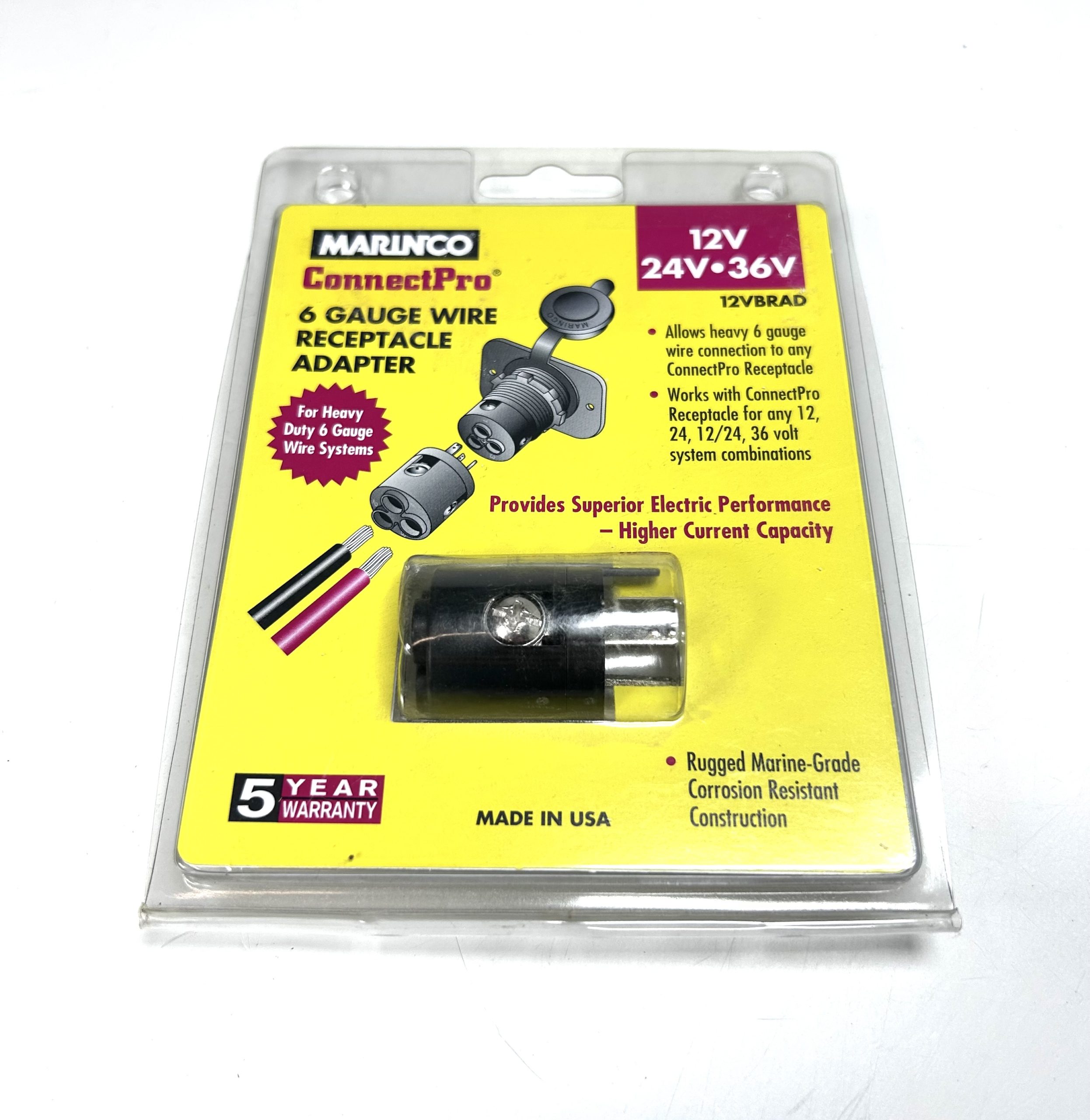 Marinco 12vpk Sealink 12v Plug And Receptacle Plug Marinco Sealink ...
