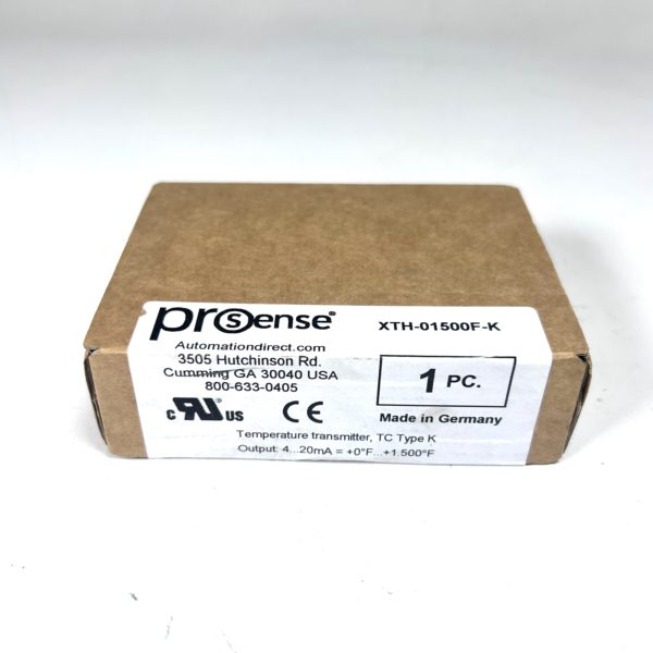 -NEW- Prosense XTH-01500-K, Temperature Transmitter, 4-20mA Output ...