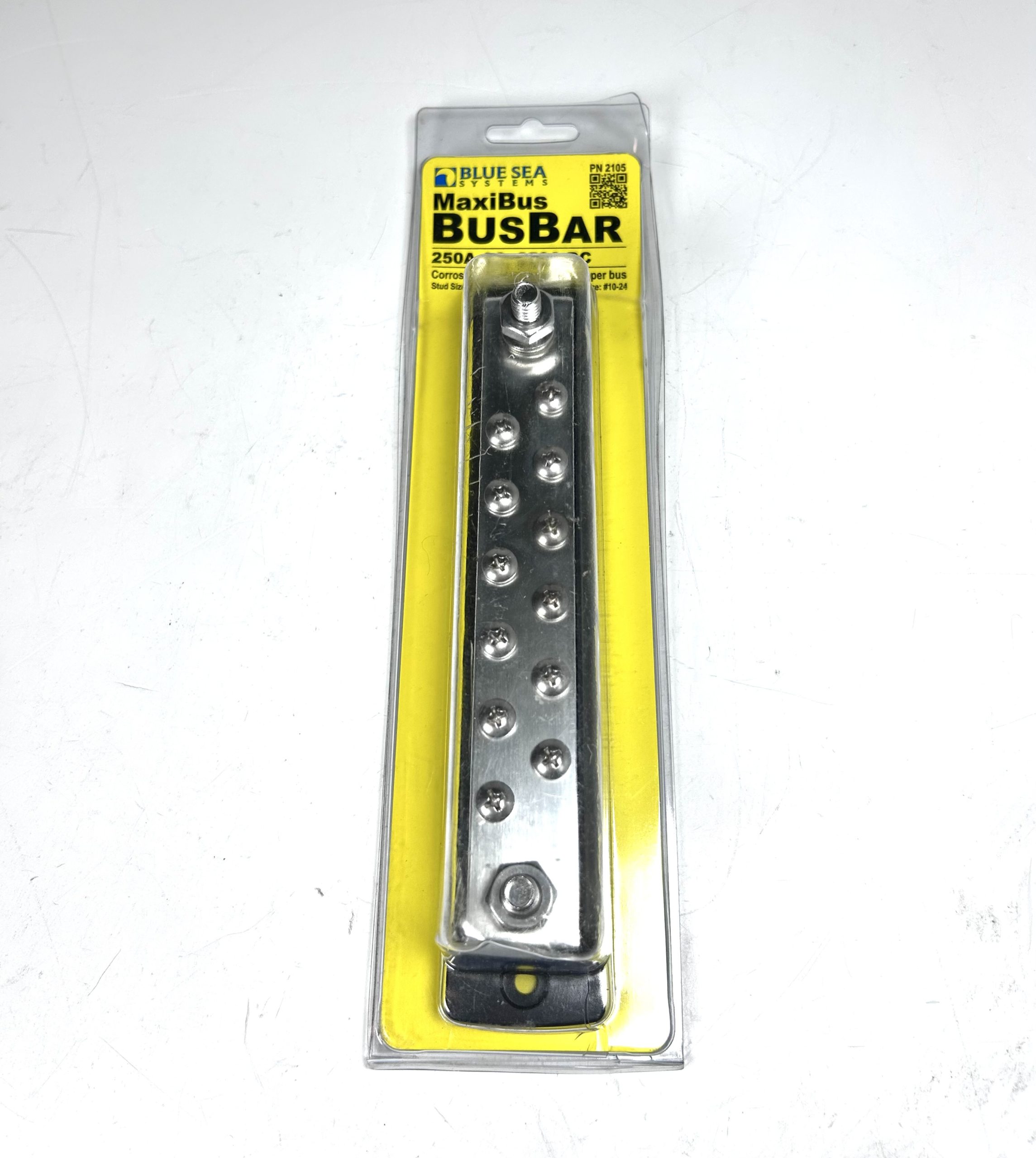 -NEW- Blue Sea Systems 2105, Maxibus Bus Bar 250A AC, 250A DC - Max ...