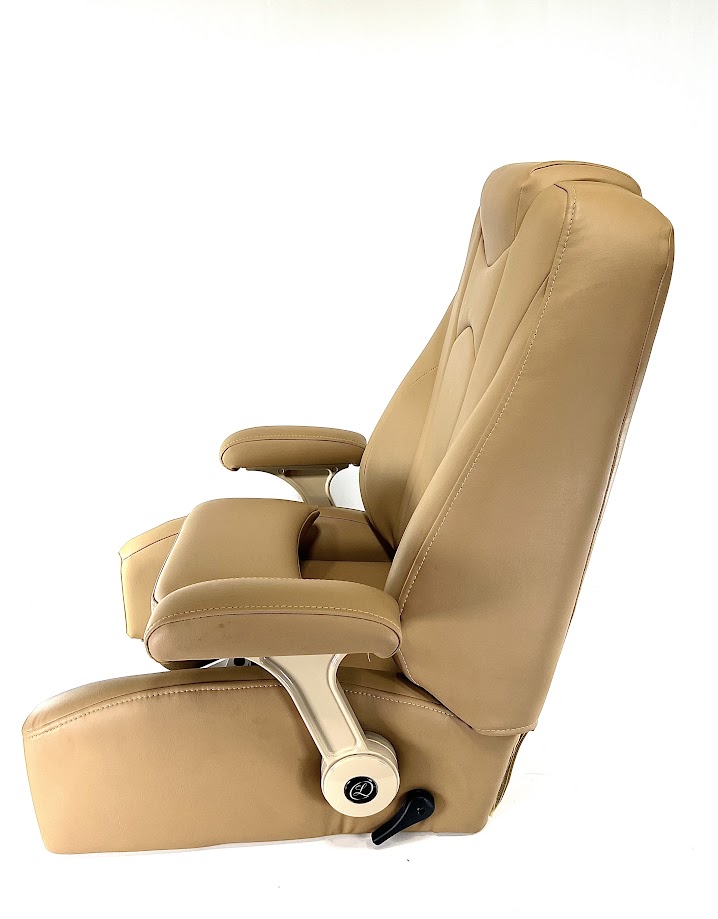 Lippert Components, Marine Reclining Helm Seat, Pecan, Mid Back, OEM ...