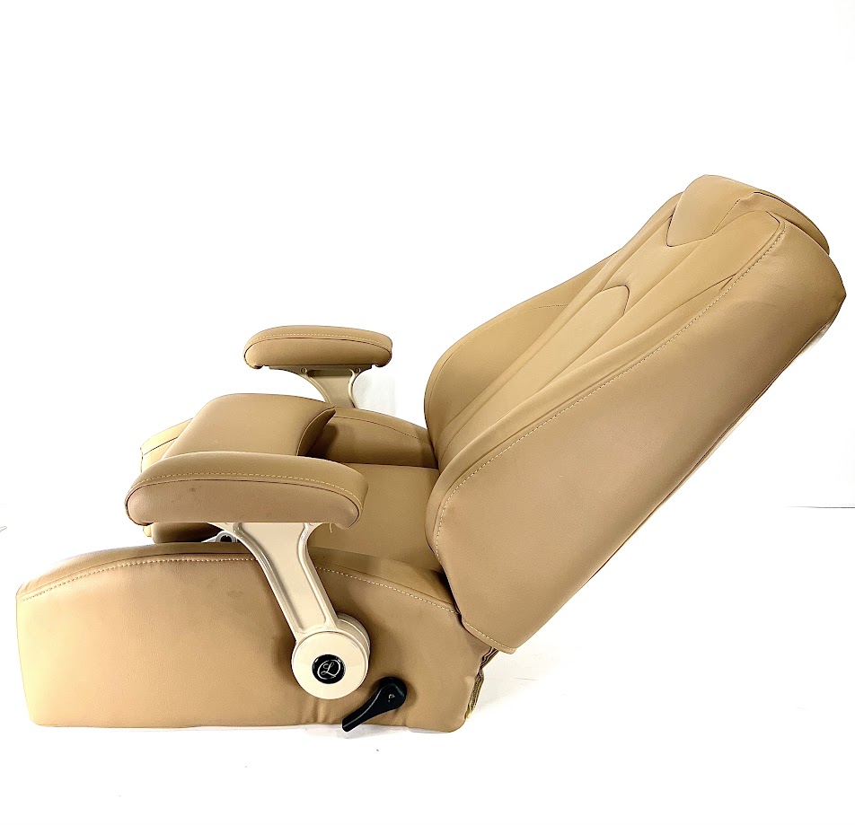 Lippert Components, Marine Reclining Helm Seat, Pecan, Mid Back, OEM ...