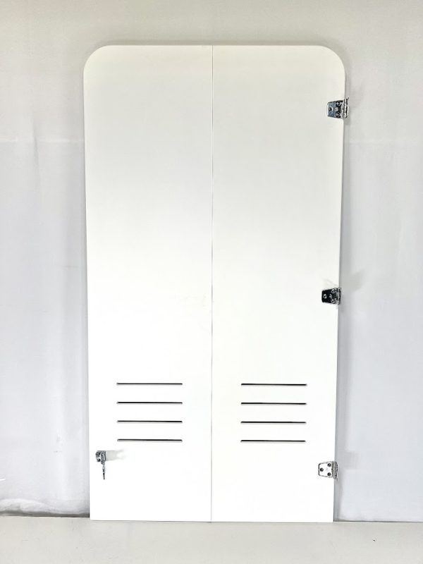 Marine Bi Fold Door, Boat Entry Door, w/ Vents & Hinges, 42 3/8in x 22 ...
