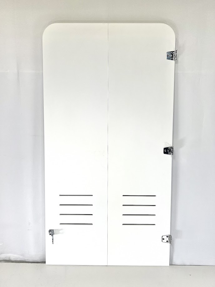 Marine Bi Fold Door, Boat Entry Door, w/ Vents & Hinges, 42 3/8in x 22 ...
