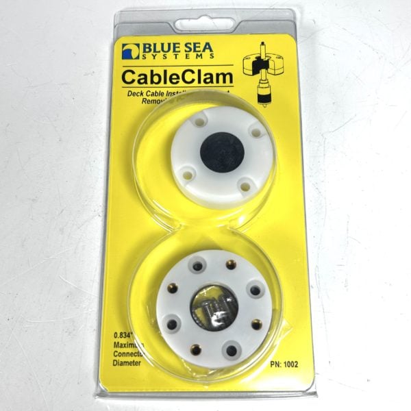 -NEW- Blue Sea Systems 1002, Marine Deck Cable Clam Connector - Max ...