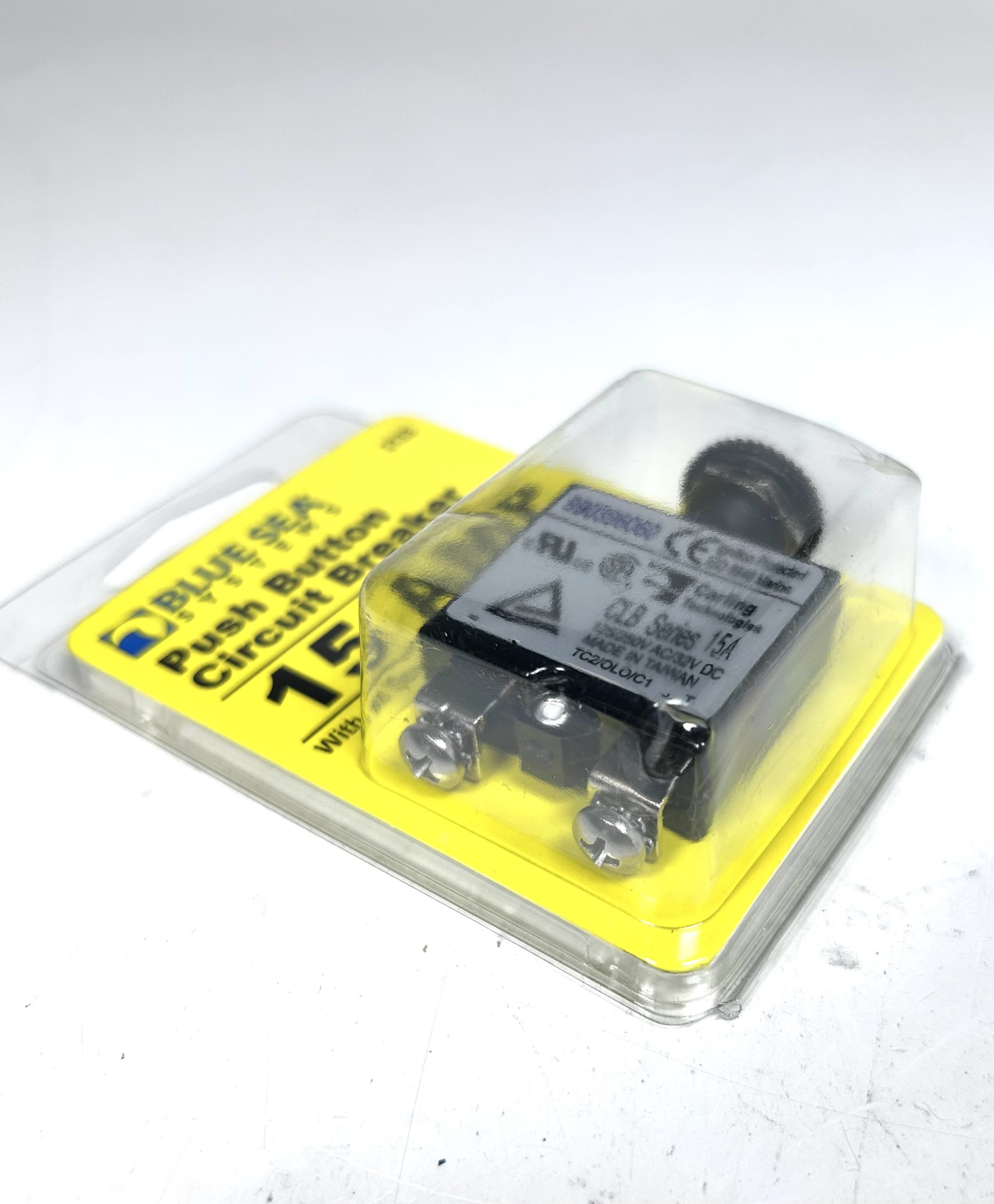 -NEW- Blue Sea Systems 2133, Push Button Circuit Breaker 15 Amp - 3 ...