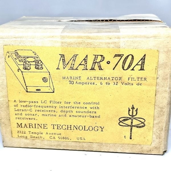Mar 70A, Marine Alternator Filter, 70 Amp, NEW - OEM - Max Marine Outlet