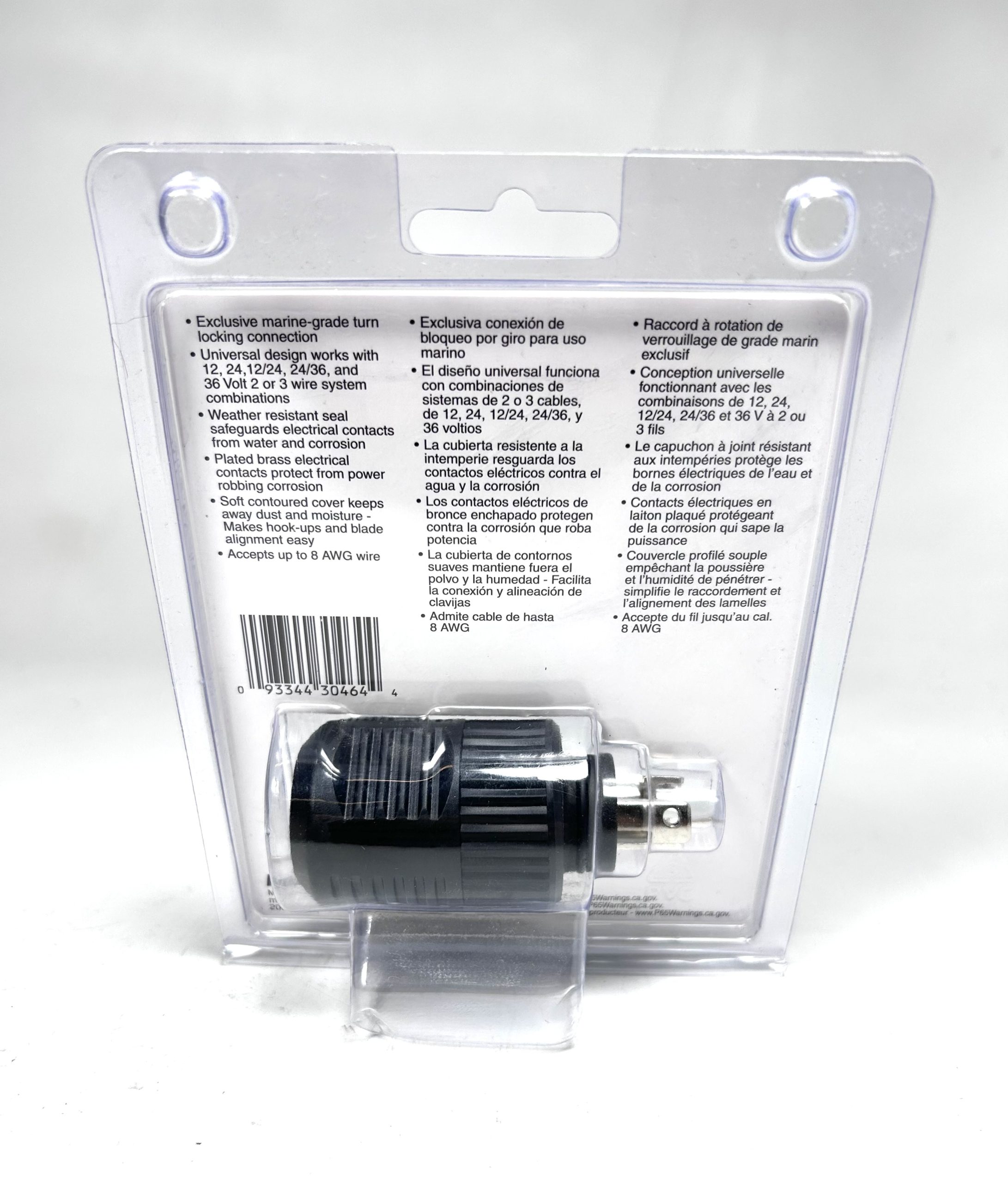 -NEW- Marinco 12VBP, ConnectPro Trolling Motor Plug 12/24/36V - Max ...