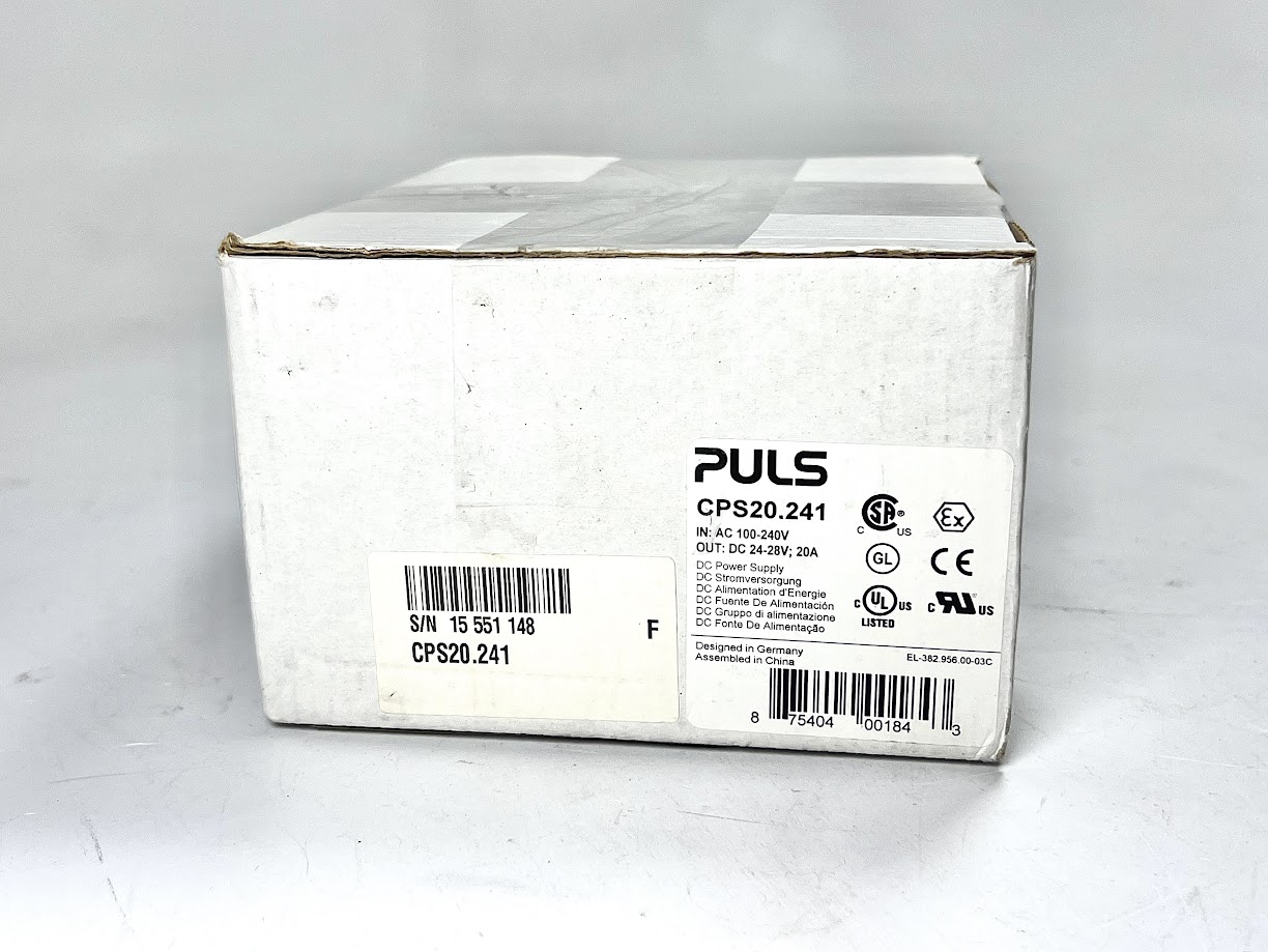 -NEW- Puls Dimension CPS20-241, Power Supply, 1 Phase, 24V, 20A, 480W ...