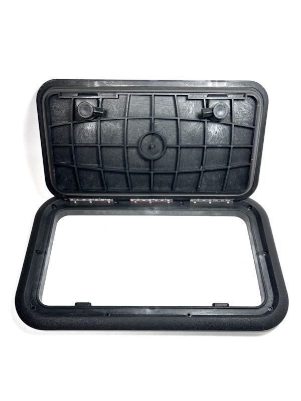 TH Marine HDS-1119-1-DP, Black Rectangular Boat Hatch 16-1/8" x 8-1/4 ...