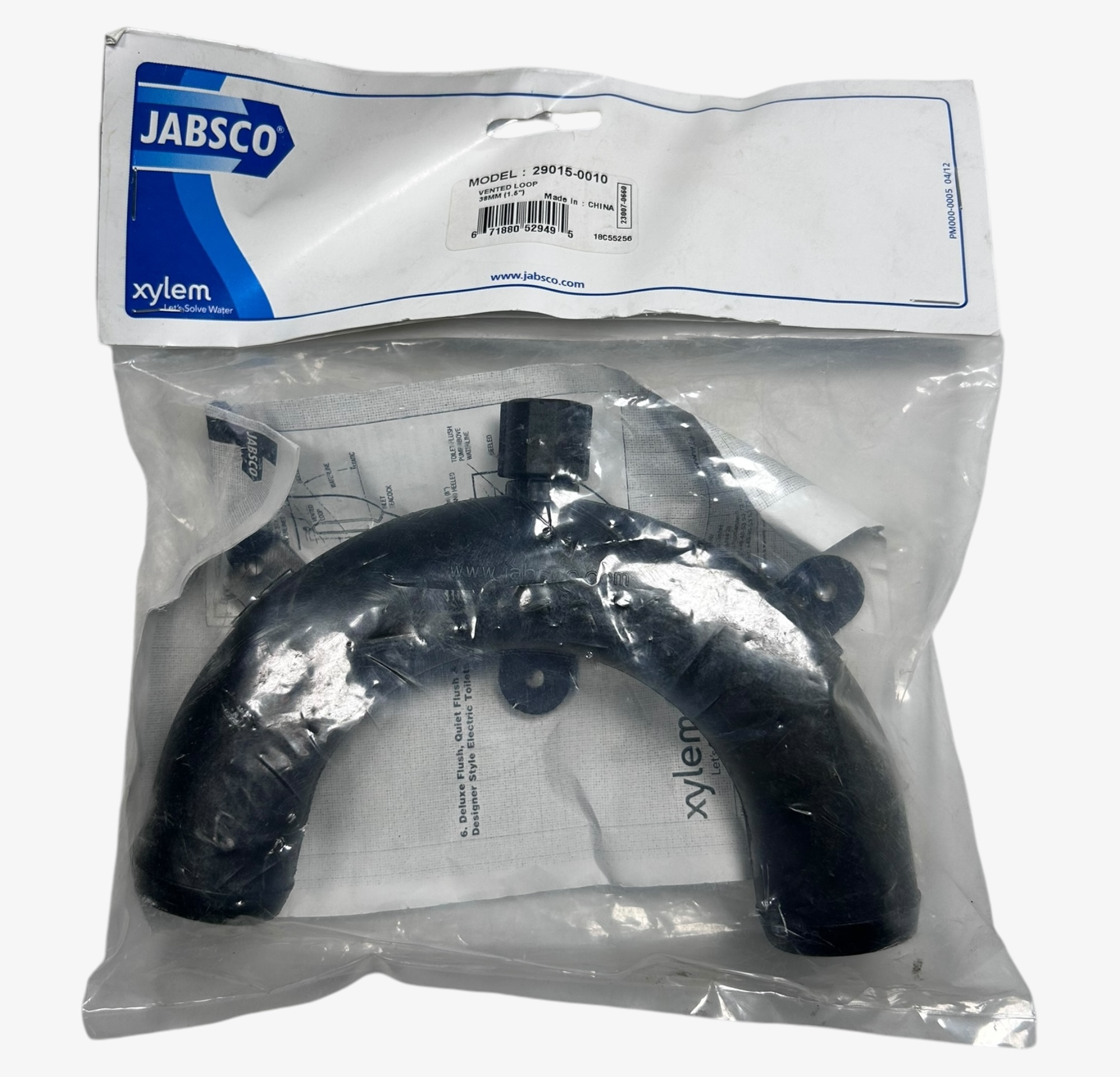 Jabsco 29015-0010, Vented Hose Loop 38mm 1.5'' NEW - Max Marine Outlet