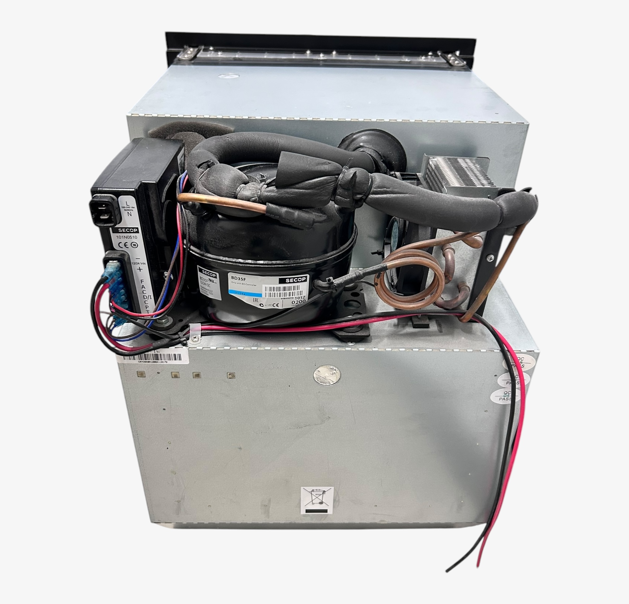 Isotherm CR49EL, Stainless Steel Flange Fit Refrigerator 84W 12/24V ...