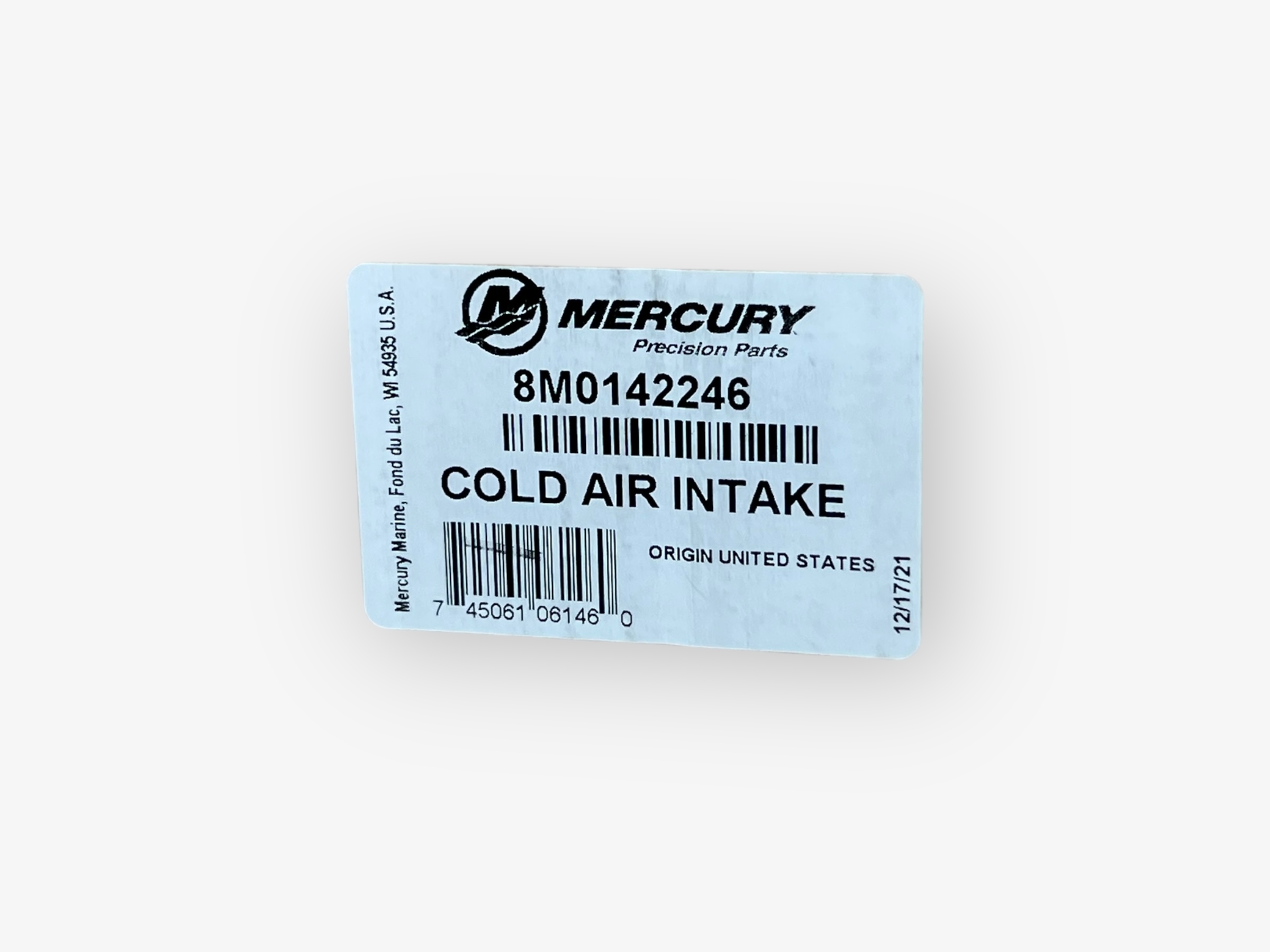 Mercury 8M0142246 Cold Air Intake, V6, NEW, OEM - Max Marine Outlet