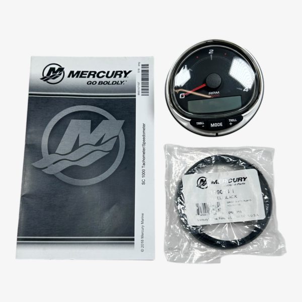 Mercury Marine 8M6002295, SC1000 Tachometer Gauge With New Bezel (Minor ...