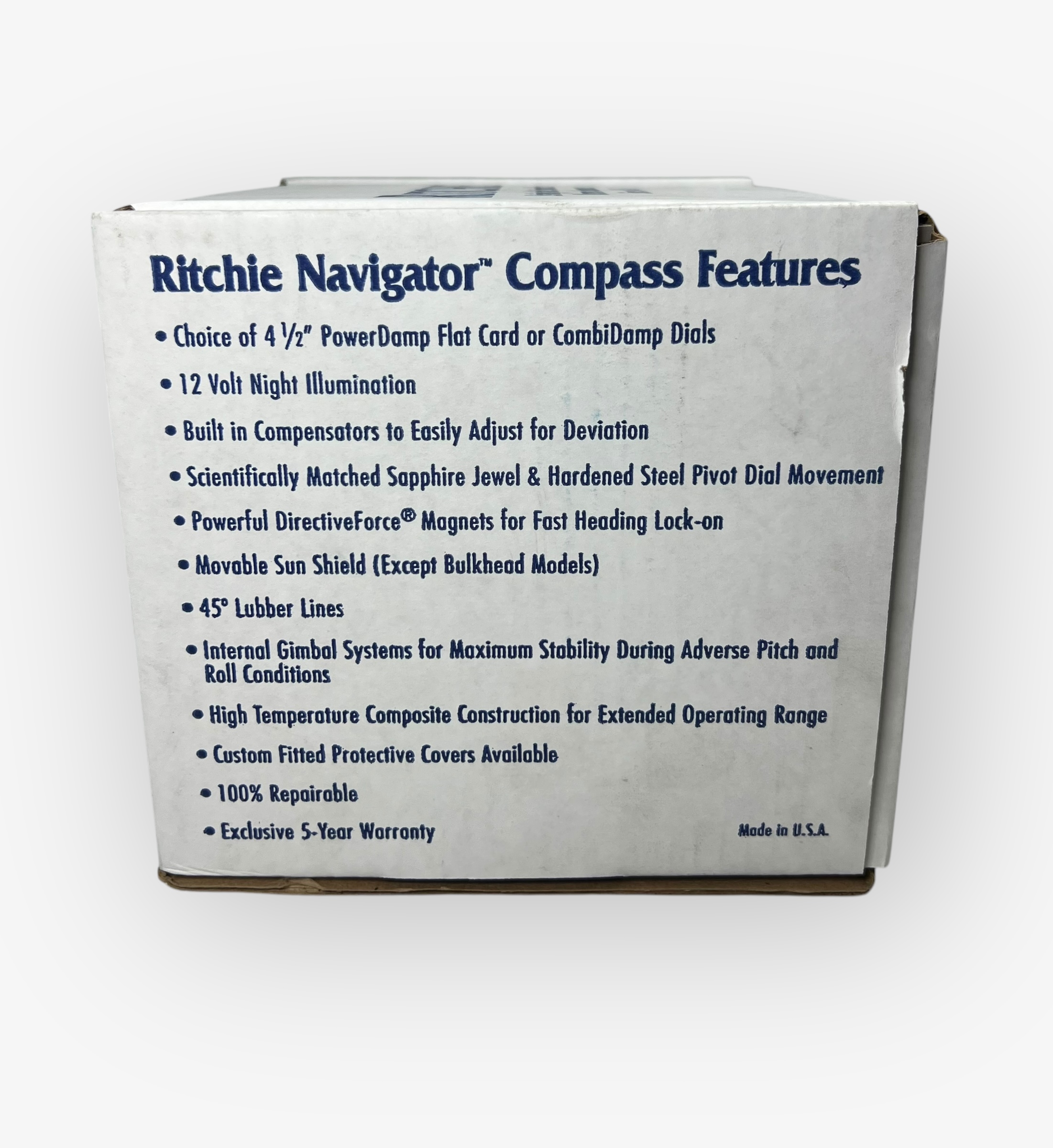 Ritchie Navigator BN-202, Bulkhead Mount Compass, NEW, OEM - Max Marine ...