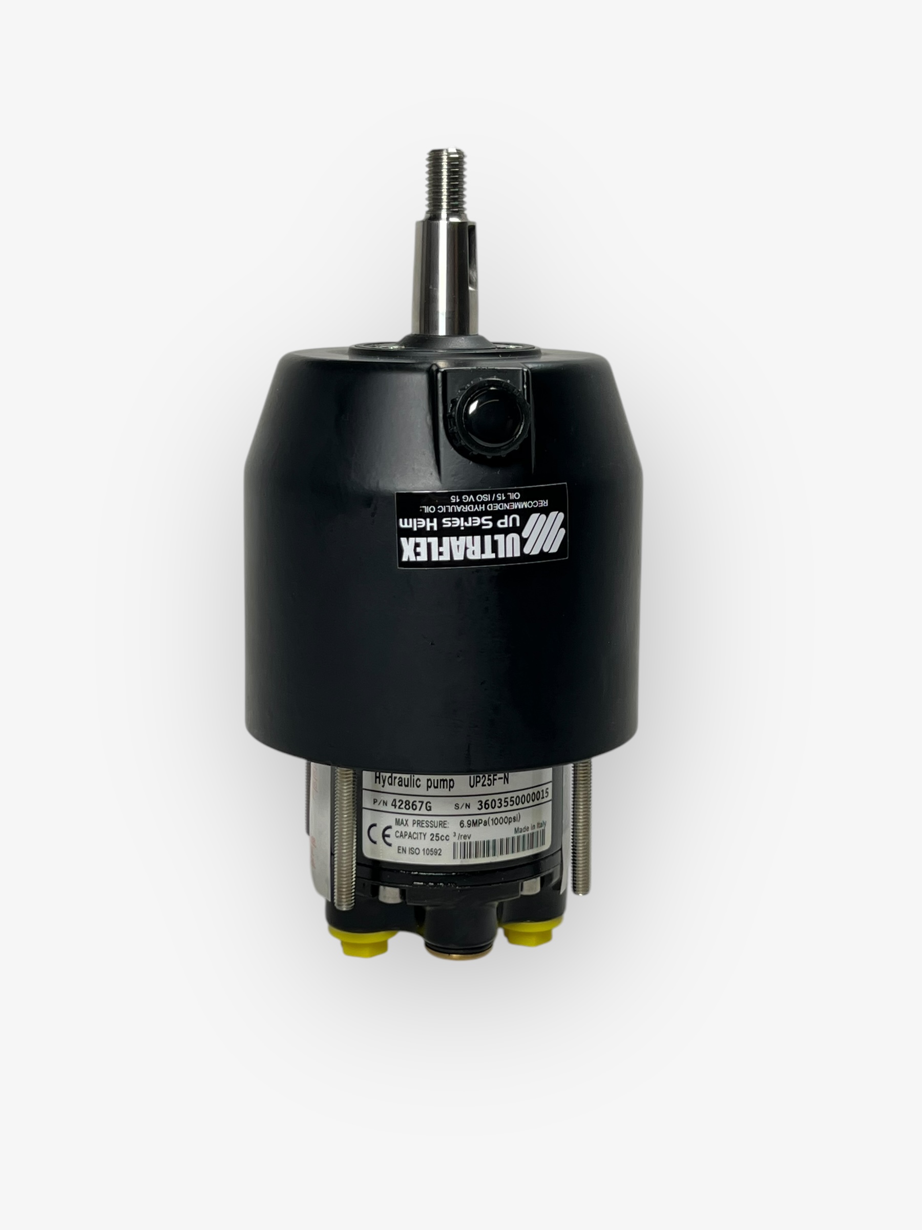 UFlex UP25FM, UP25F-N, Hydraulic Helm, 1.5 Cubic Inch, OEM, (Incomplete ...